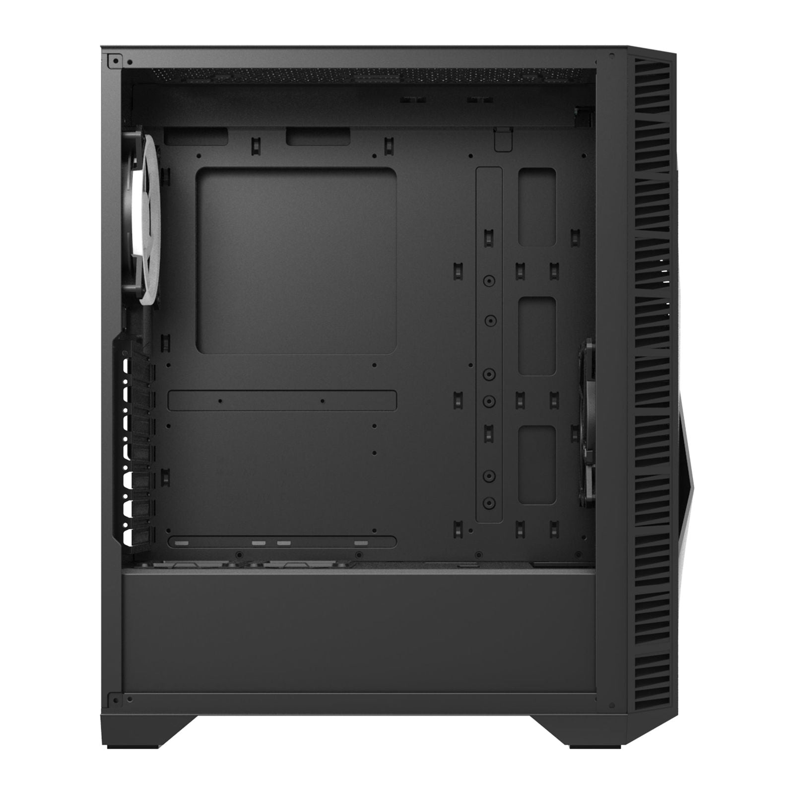 Zalman Z3 Iceberg ATX Mid-Tower Gaming PC Case w/ 2 x ARGB Fans - Blac ...