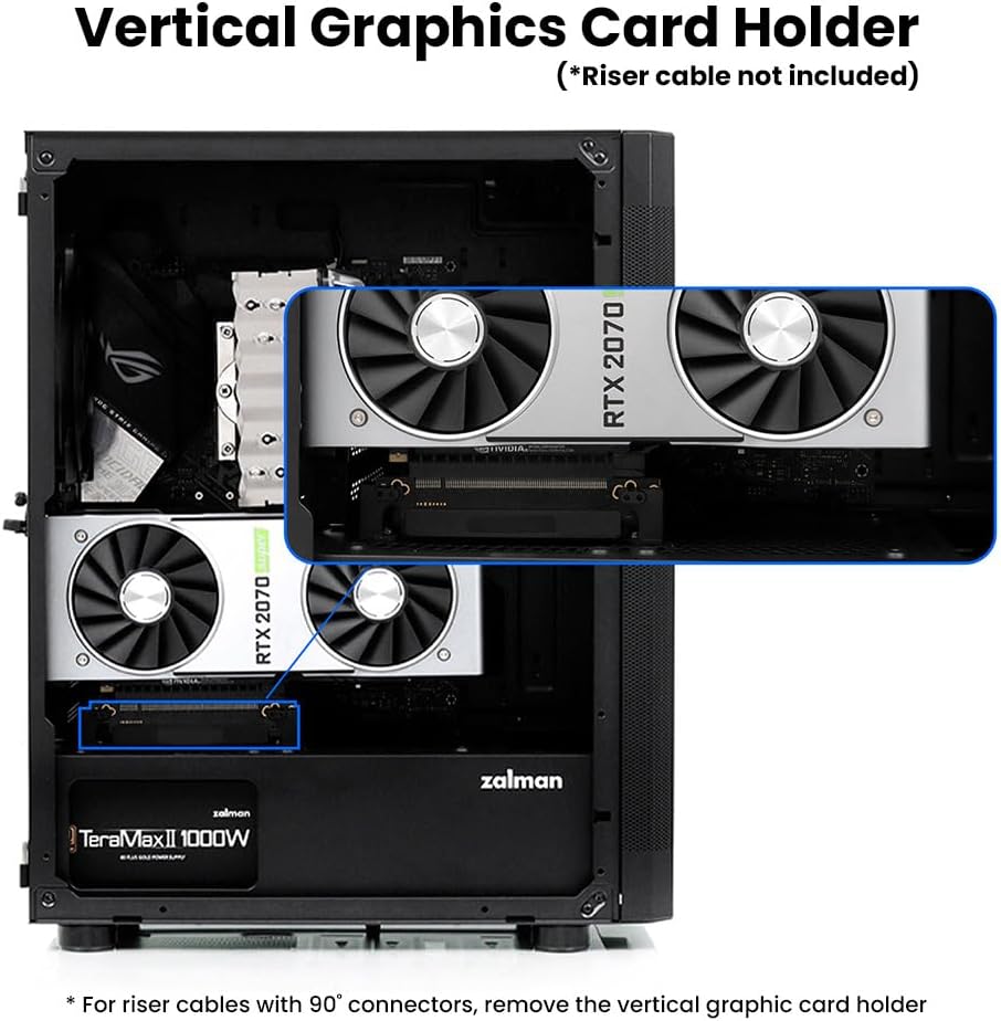 Zalman i4 Airflow ATX Mid-Tower All-Mesh PC Case w/ 6 x Fans Pre-insta ...