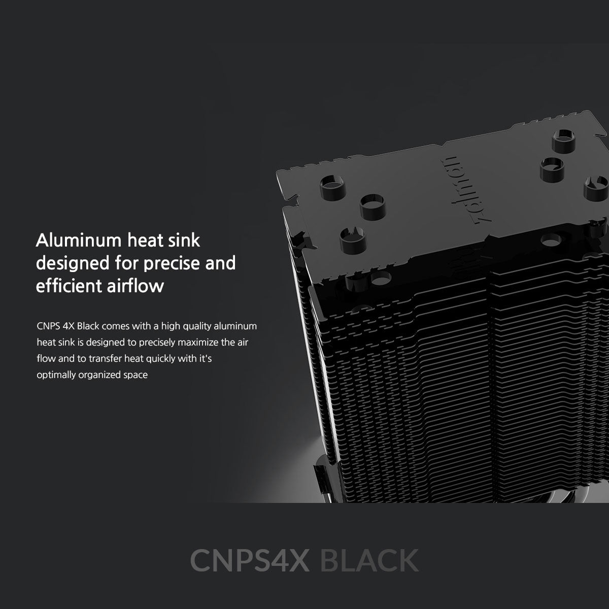 Zalman CNPS 4X Black Edition CPU Air Cooler, LGA1700 & AM5, 92mm Fan ...