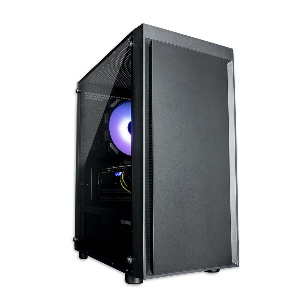 Zalman T3 Compact mATX Mini-Tower Gaming PC Case, 2 x Fans Pre-install ...