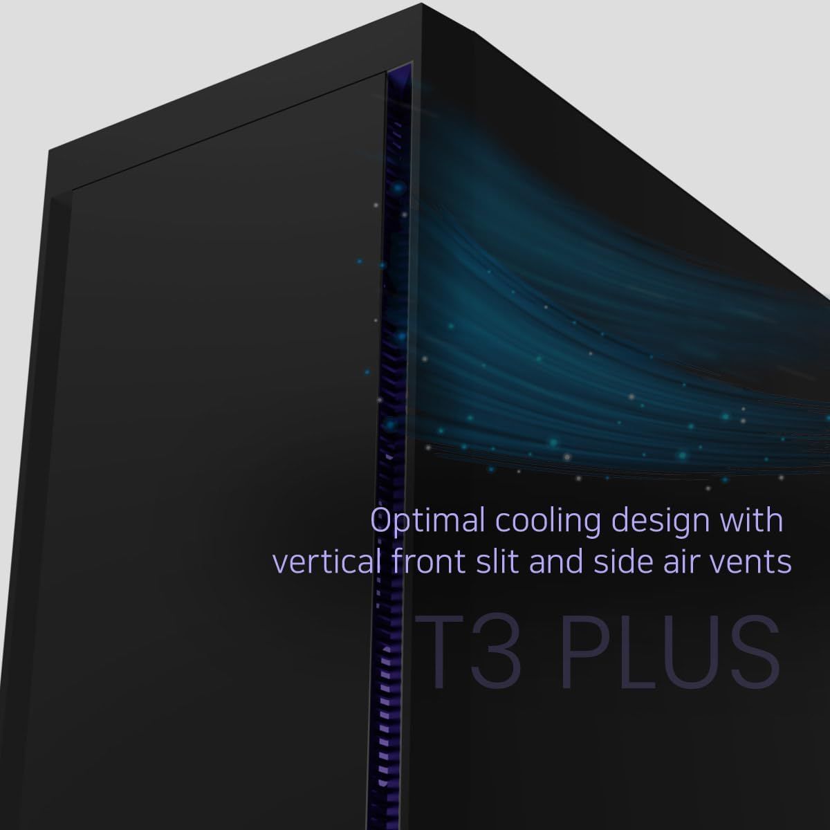 Zalman T3 Compact mATX Mini-Tower Gaming PC Case, 2 x Fans Pre-install ...