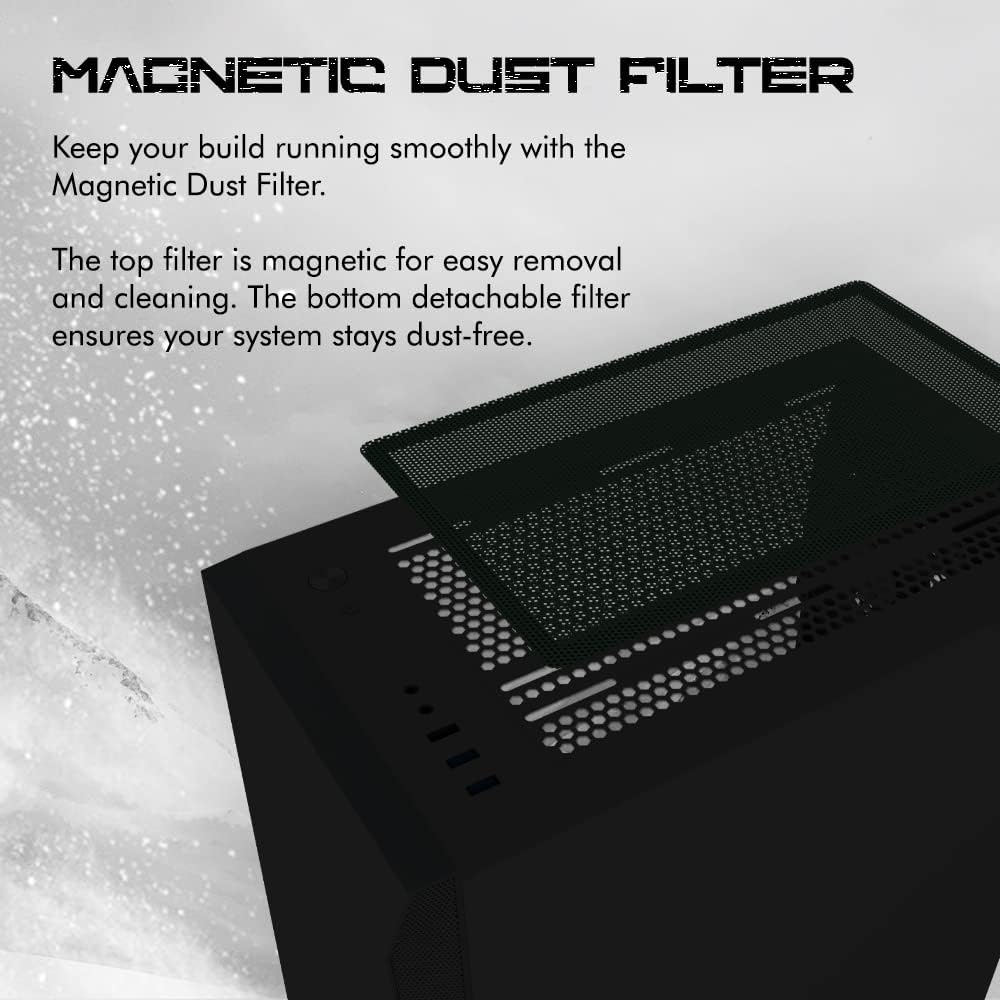 Zalman Z1 Iceberg mATX Mini-Tower PC Case 3 x Fans Pre-installed - Bla ...