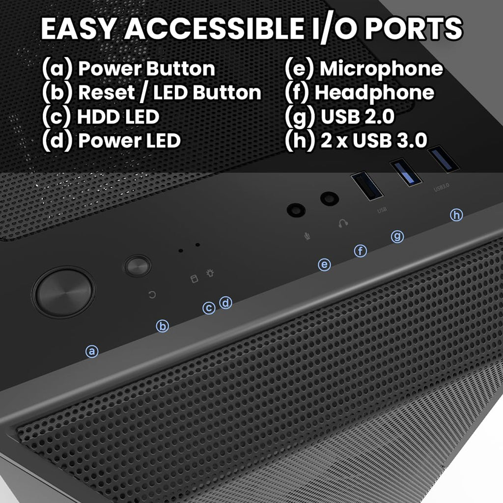 Zalman i3 ARGB Airflow ATX Mid-Tower Gaming PC Case - Black – Zalman ...