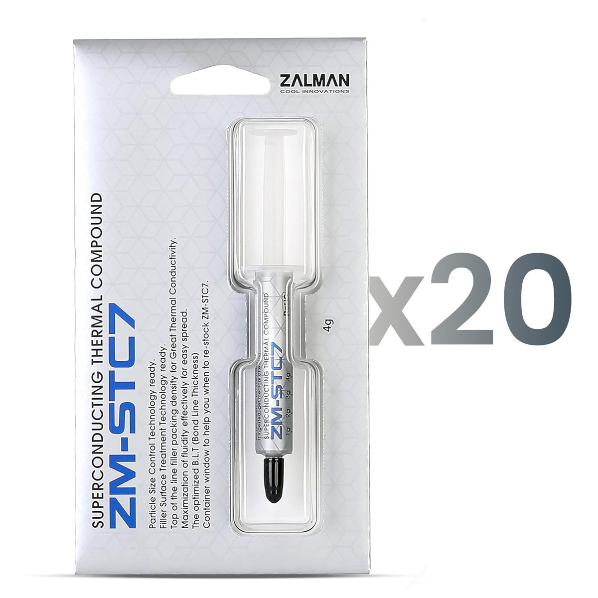 [20-Pack] Zalman ZM-STC7 Thermal Grease (4g) - Limited Time Deal! – Zalman | Ultimate PC Cases ...